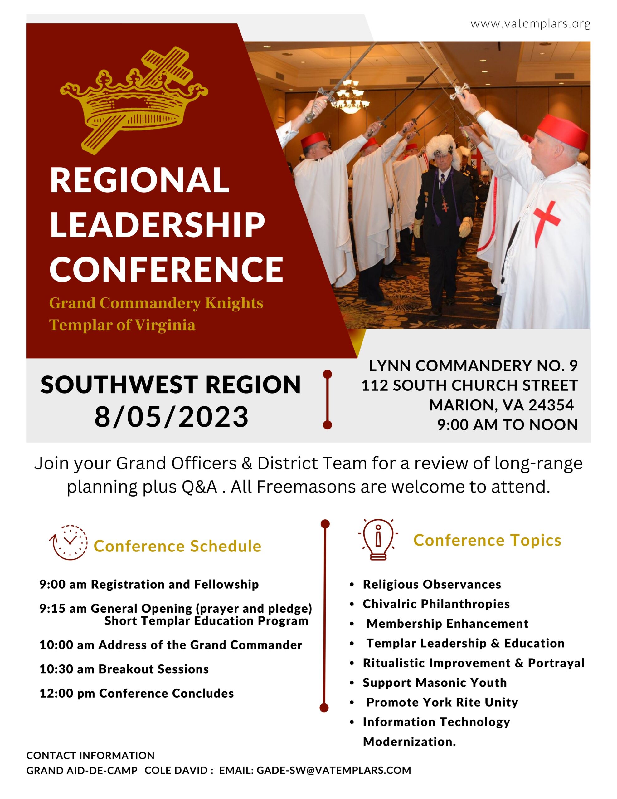 Home - Grand Commandery of Knights Templar of Virginia