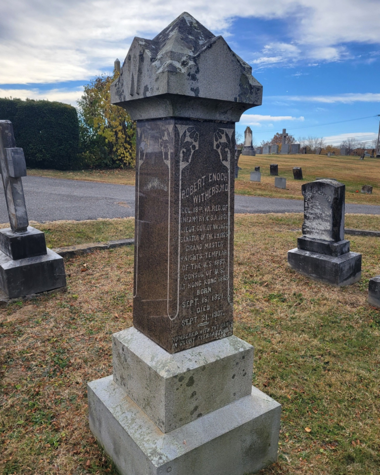 Robert Enoch Withers - Grand Commandery of Knights Templar of Virginia