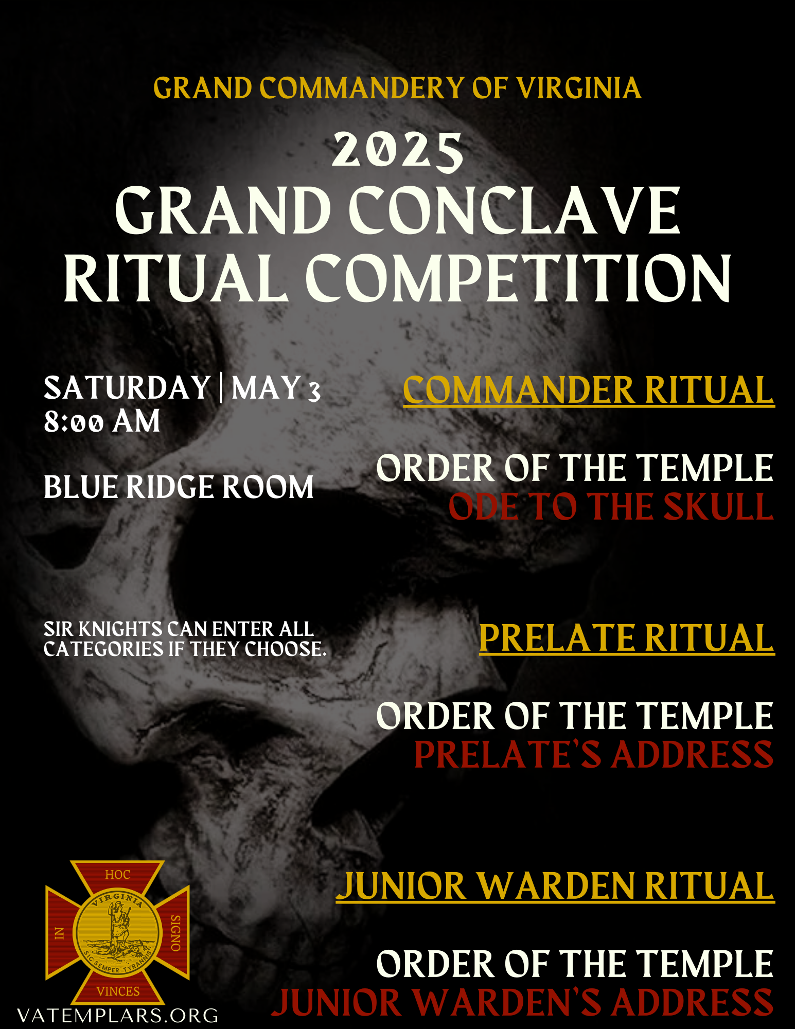 2025 Grand Conclave Ritual Competition - Grand Commandery of Knights ...